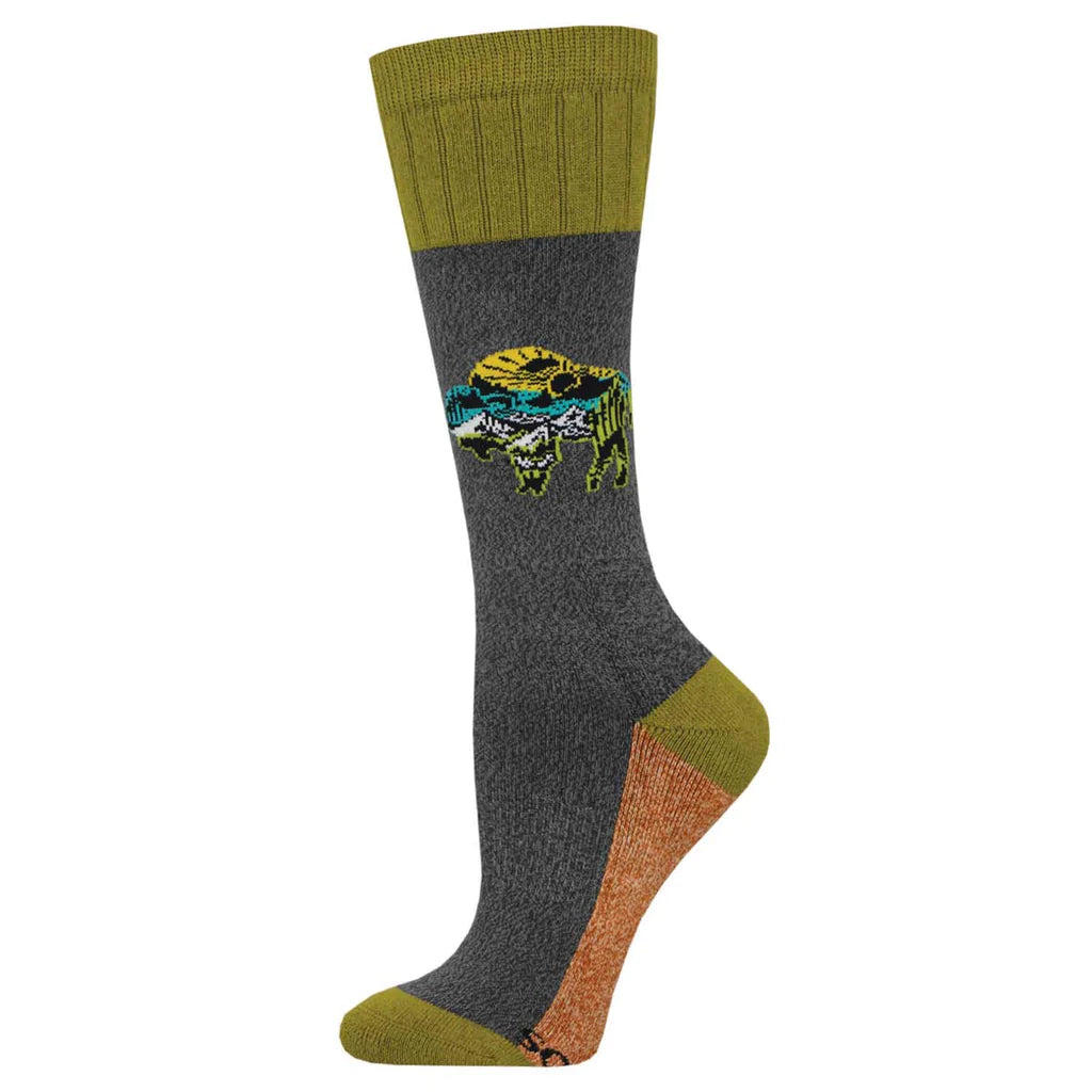 Ladies Outlands Buffalo Range Socks – Socksmith Canada Inc.