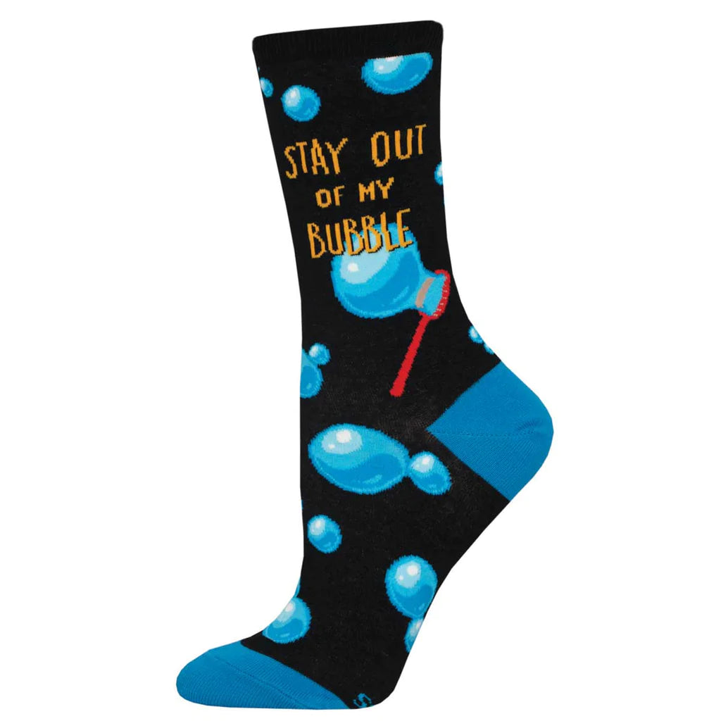 Ladies Stay Out Of My Bubble Socks – Socksmith Canada Inc.