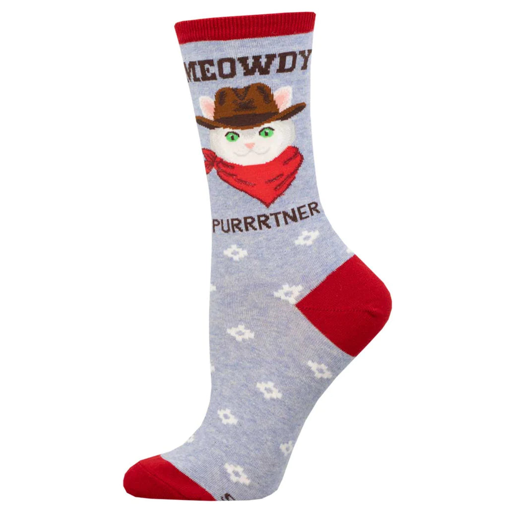 Ladies Meowdy Purrtner Socks – Socksmith Canada Inc.
