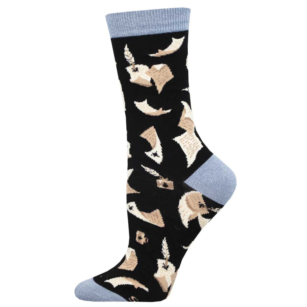 Ladies Bamboo Quill and Parchment Socks – Socksmith Canada Inc.