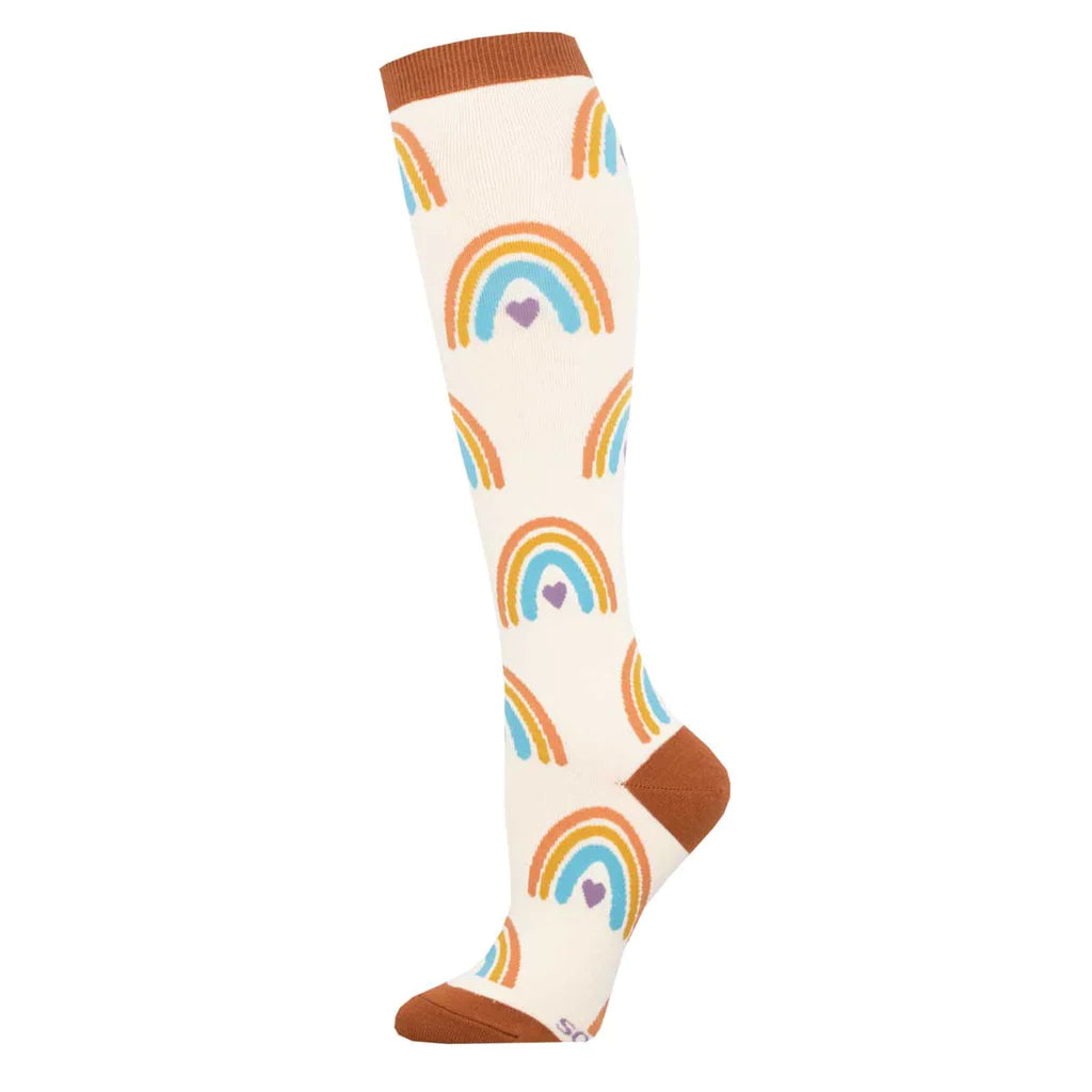 Ladies Boho Rainbow Knee High Socks – Socksmith Canada Inc.