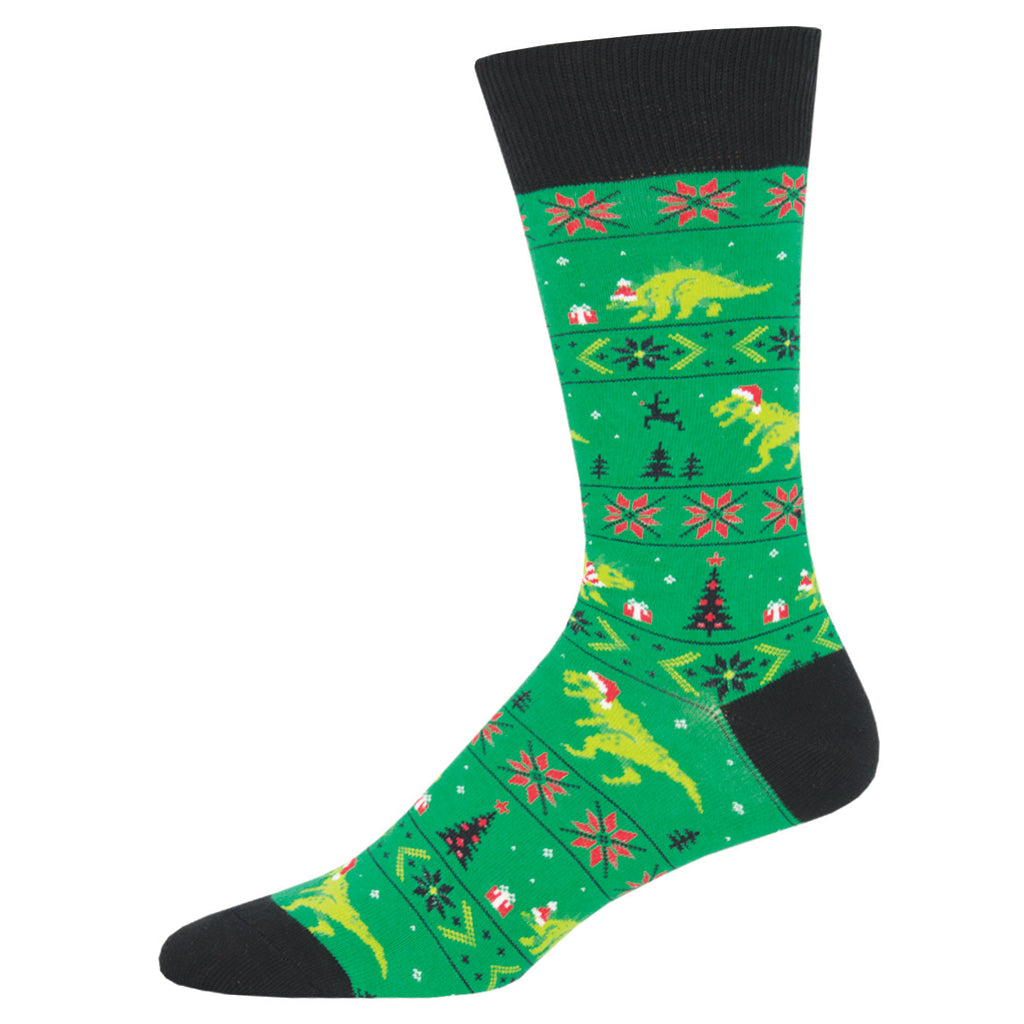 Men’s Santasaurus Rex Socks – Socksmith Canada Inc.