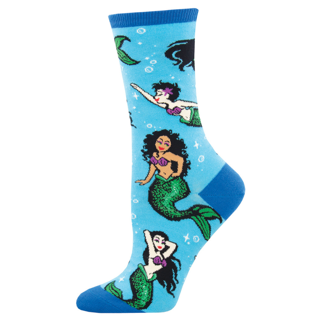 Ladies Swimming With Sirens Socks – Socksmith Canada Inc.