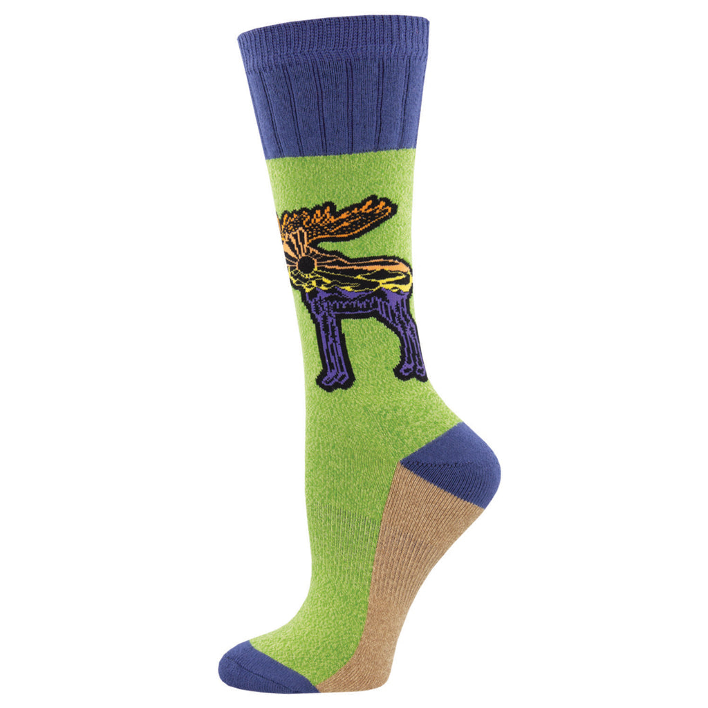 Ladies Outlands Let The Moose Loose Socks – Socksmith Canada Inc.